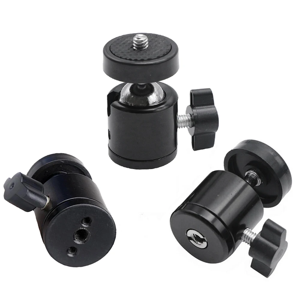 20pcs-lot-Mini-Ball-Head-1-4-Metal-Tripod-Monopod-Mount-Ballhead-For ...