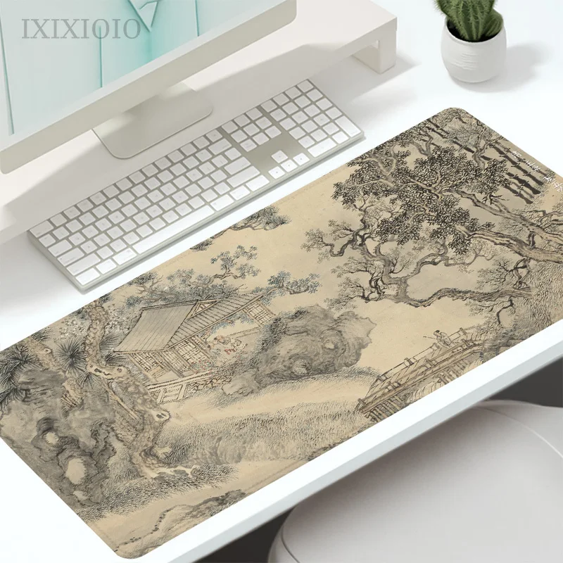 Ancient-Chinese-Painting-Mouse-Pad-Gamer-XL-Home-Custom-Mousepad-XXL ...