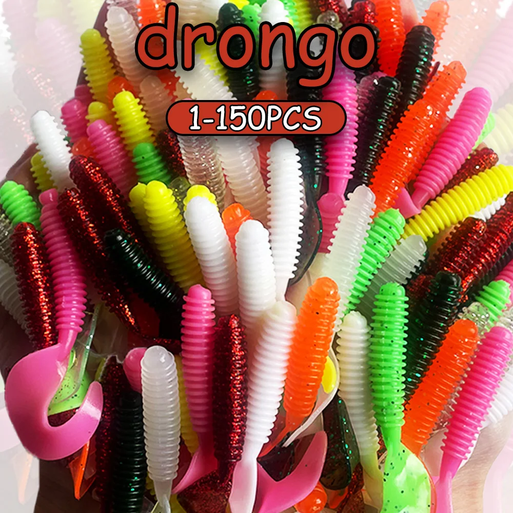 1-150PCS-Fishing-Goods-Silicone-Lures-for-Fishing-Supplies-New-Wobbler ...