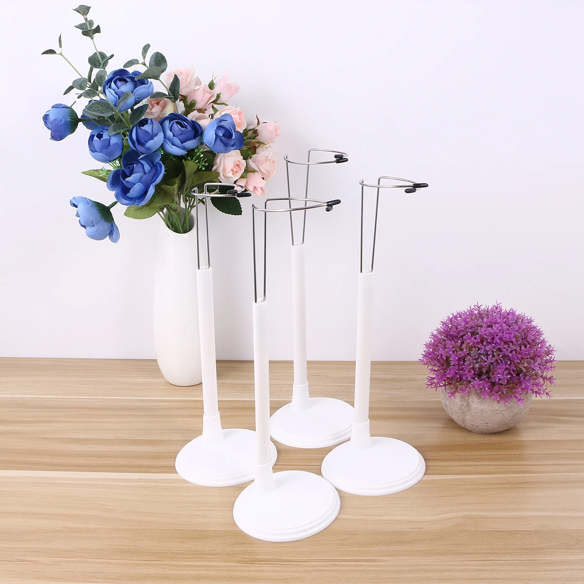 4 Pcs Action Figure Base Stand Lightsticks Miniature Toys Mannequin ...
