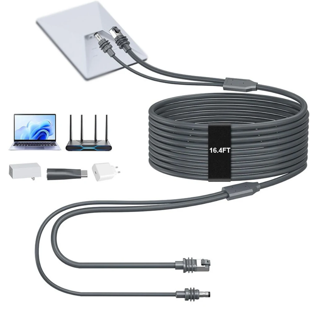 2 In 1 Ethernet Charging Cable Charging Cable Portable Ethernet Cable 2 ...