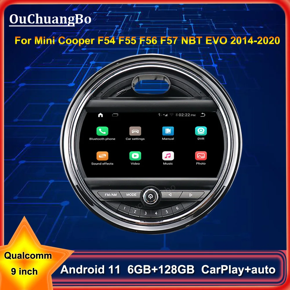Ouchuangbo 4g Android 11 Audio Gps Radio Carplay For Mini Cooper F54 ...