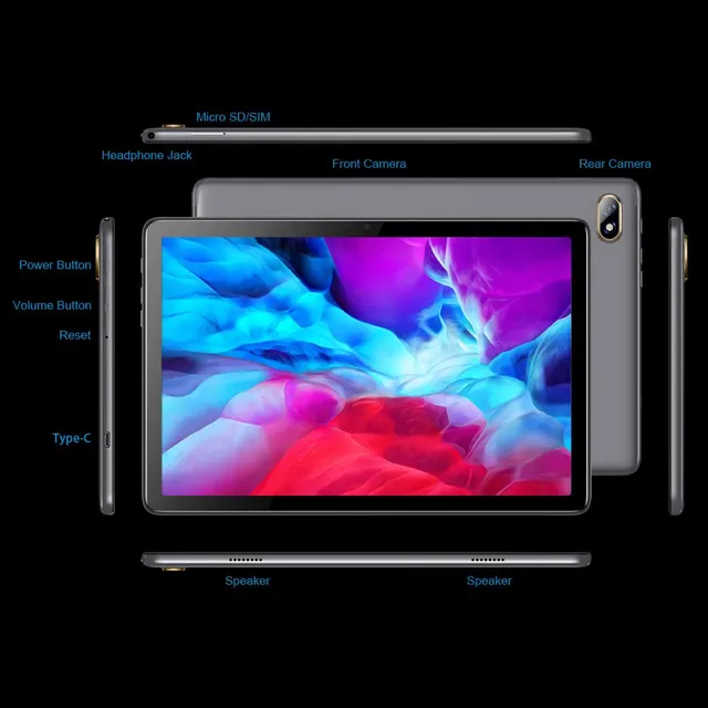 NPad Air 10.1inch Tablet Android Pad 1280X800 MAX 8GB( 4GB+4GB) 64GB ...