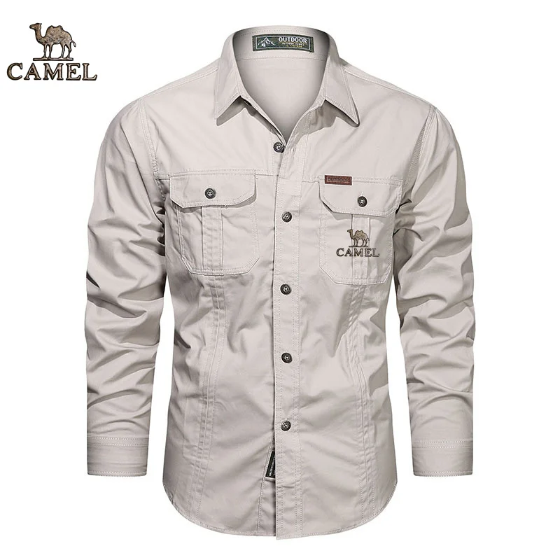 2024-Camel-Authentic-Emblem-Spring-and-Autumn-Season-New-Shirts-for-Men ...