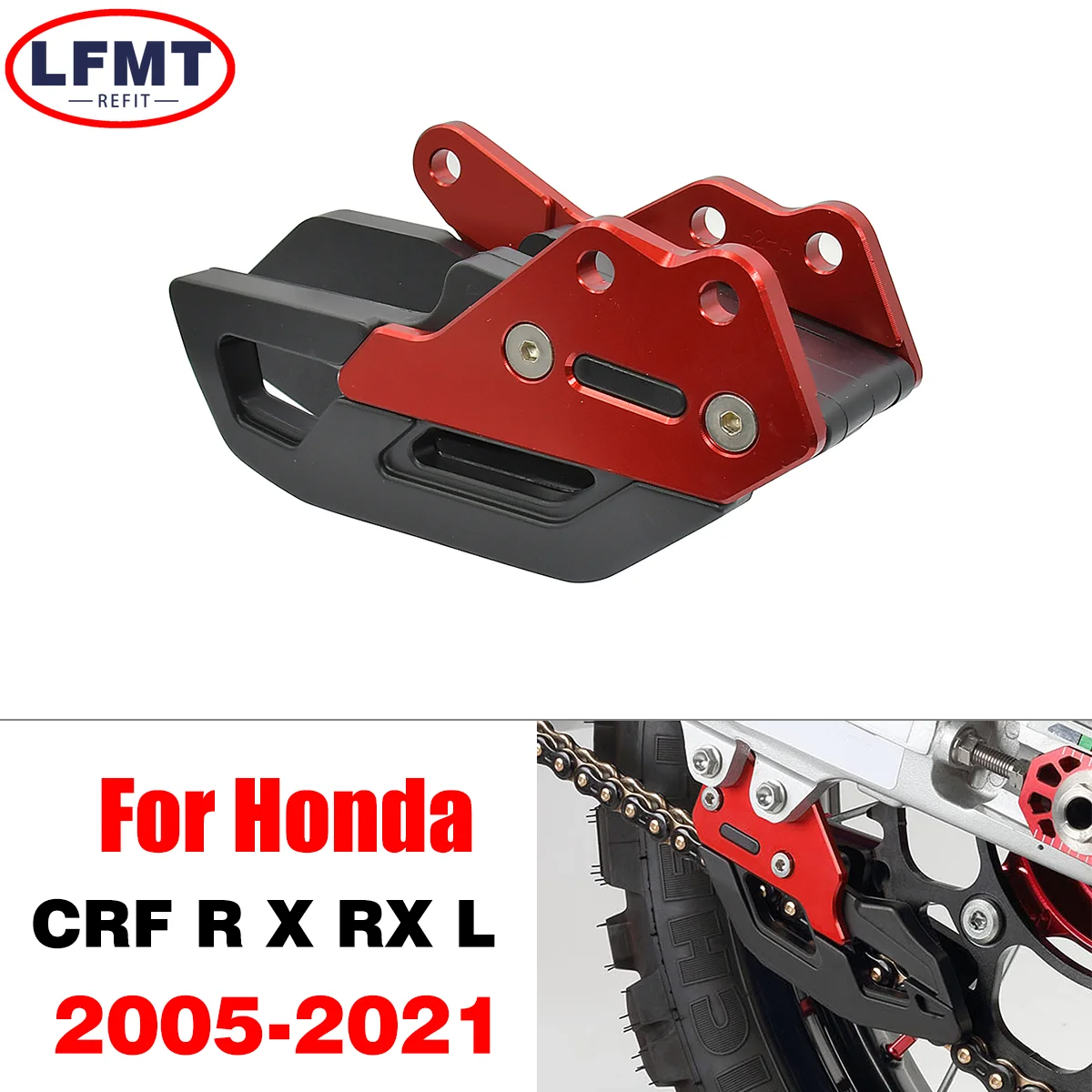 Motorcycle-CNC-Chain-Guide-Guard-For-Honda-CRF250R-CRF450R-CR125-CR250 ...