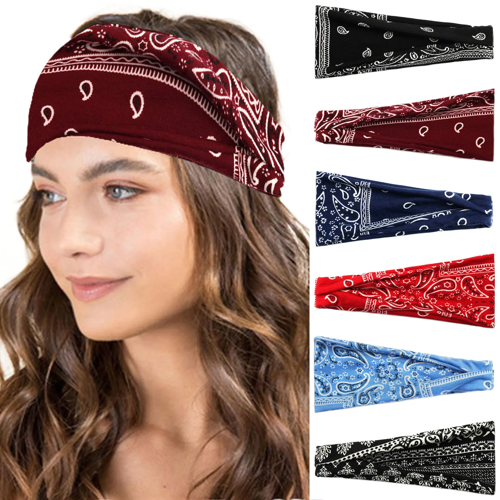 Absorbent-Cycling-Sport-Sweat-Headband-Men-Sweatband-For-Women-Yoga ...