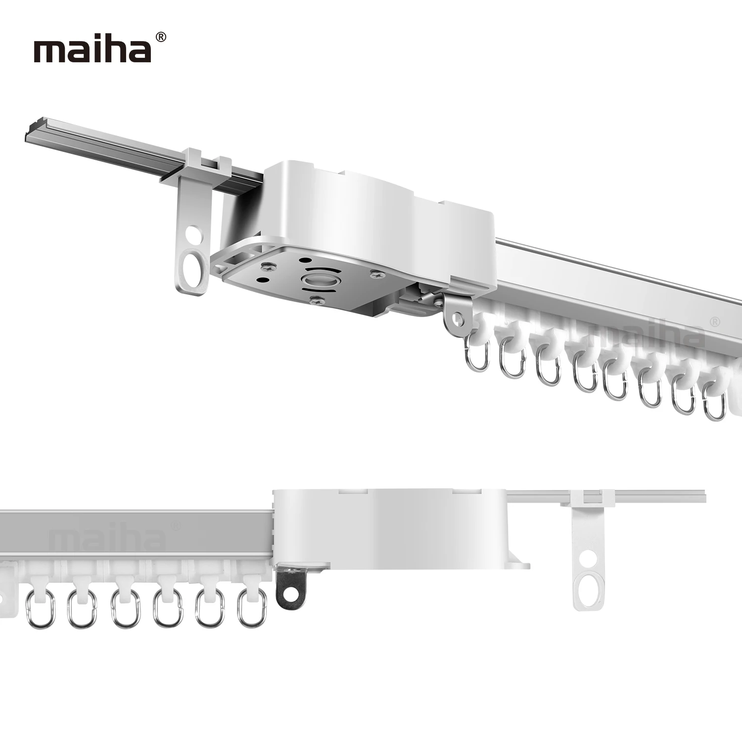 Maiha-Gordijnen-Spoor-Elektrische-Staaf-Kroonlijst-Rail-Voor-Smart-Home ...