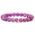 Fashion Natural Stone Pink Angelite Beads Bracelet 8mm Sunstone Beaded ...