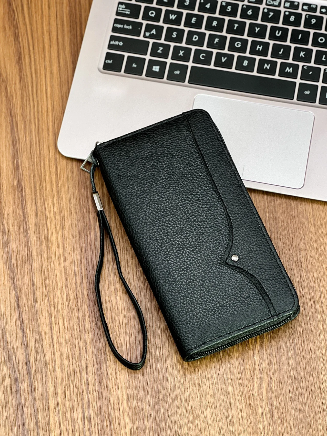 Fashion-Simple-Mobile-Phone-Wallet-Business-Zipper-Multi-Card-Position ...