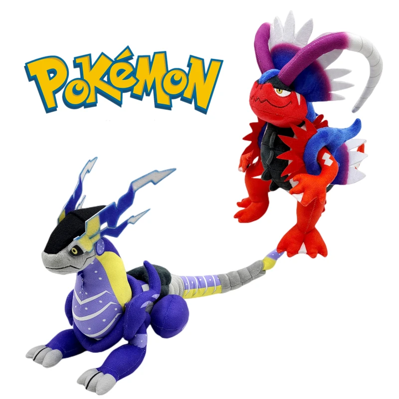 Pokemon Scarlet and Violet Koraidon Miraidon Plush Toy Stuffed Anime ...