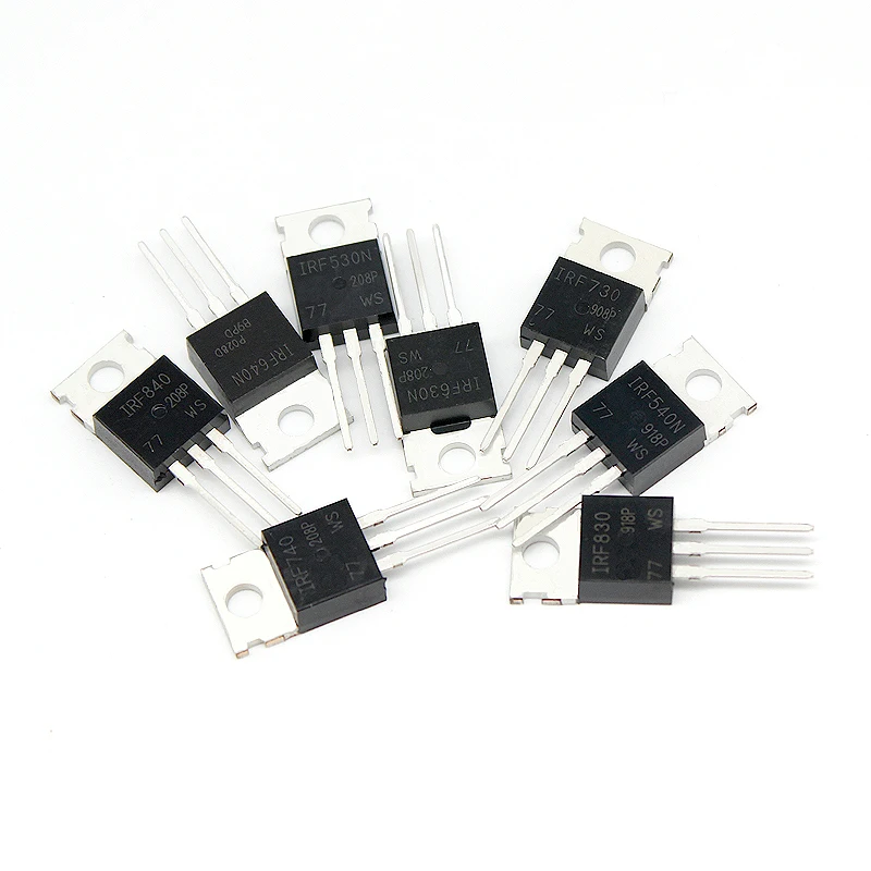 5pcs/lot TO-220 package IRF730 IRF740 IRF830 IRF840 IRF520N IRF530N ...