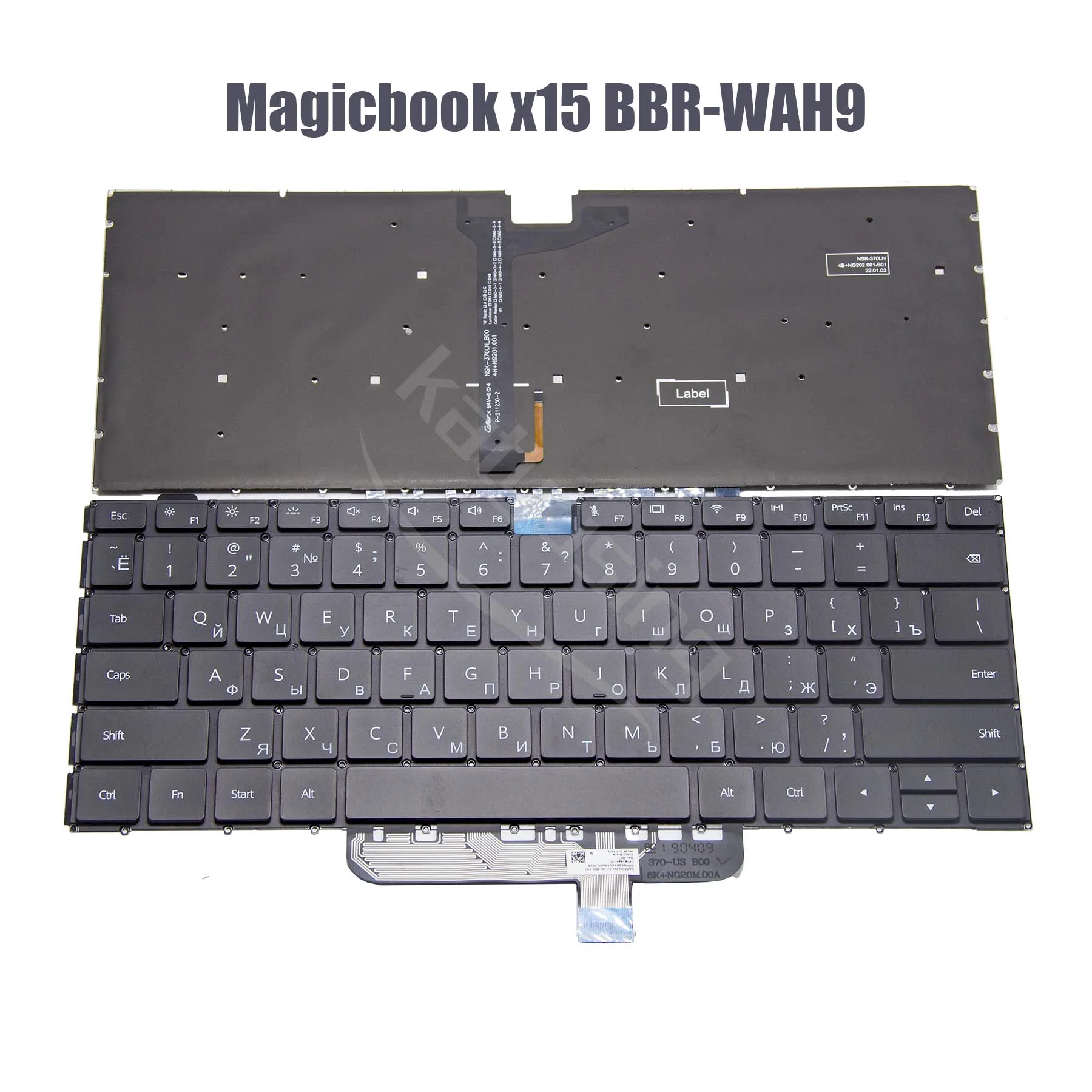 New-US-Russian-Keyboard-for-Honor-magicbook-x15-BBR-WAH9-X14-NBR-WAH9 ...
