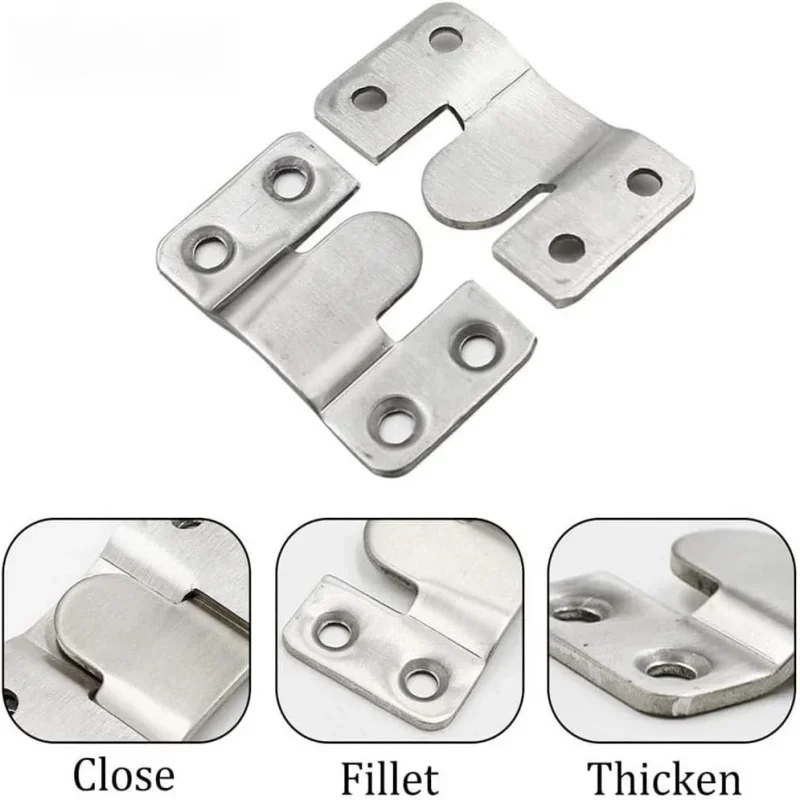 10pcs-Interlock-Hanging-Buckle-Flush-Mount-Bracket-Furniture-Connector ...