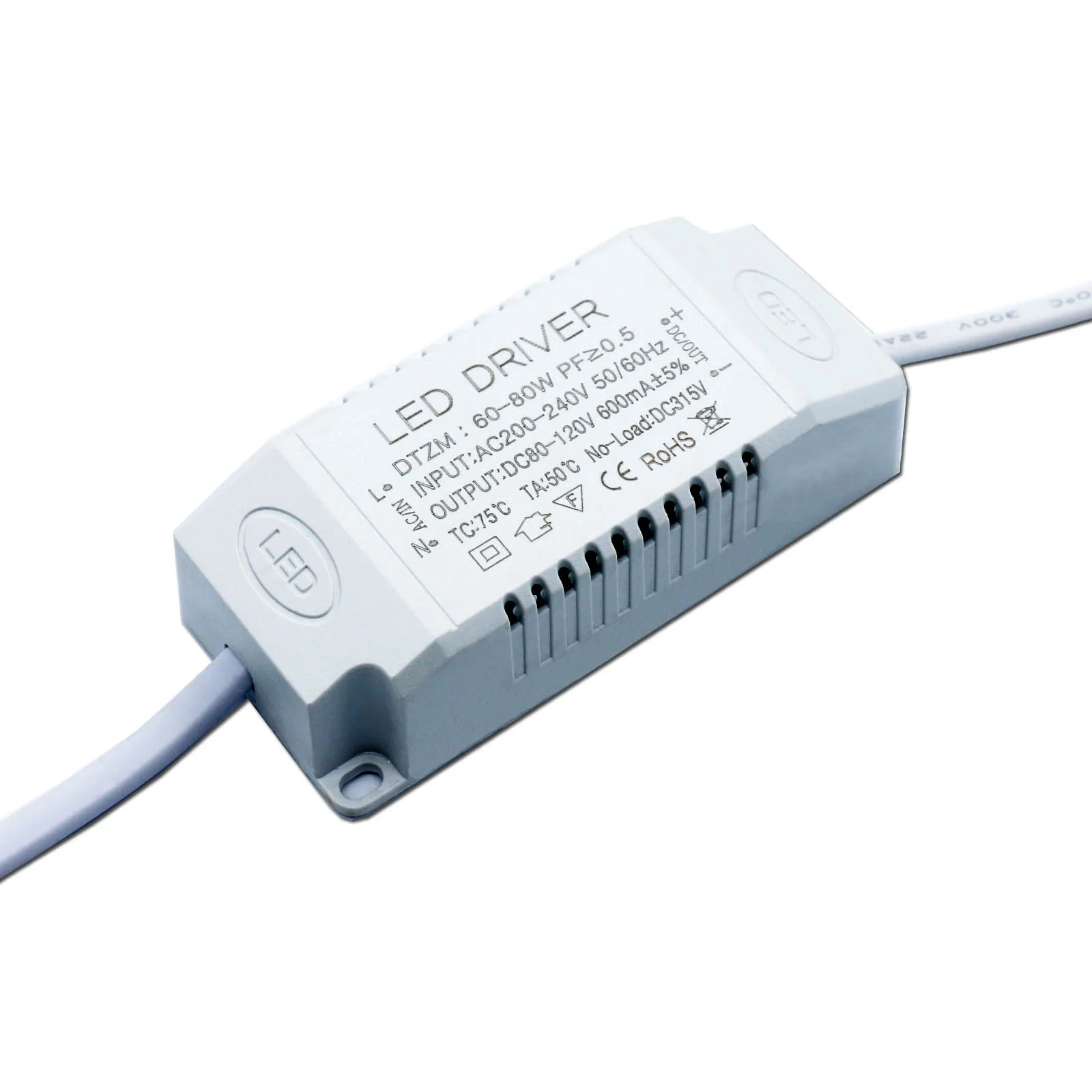 30-50W-60-80W-Led-treiber-460mA-600mA-LED-Transformator-AC200V-DC80 ...