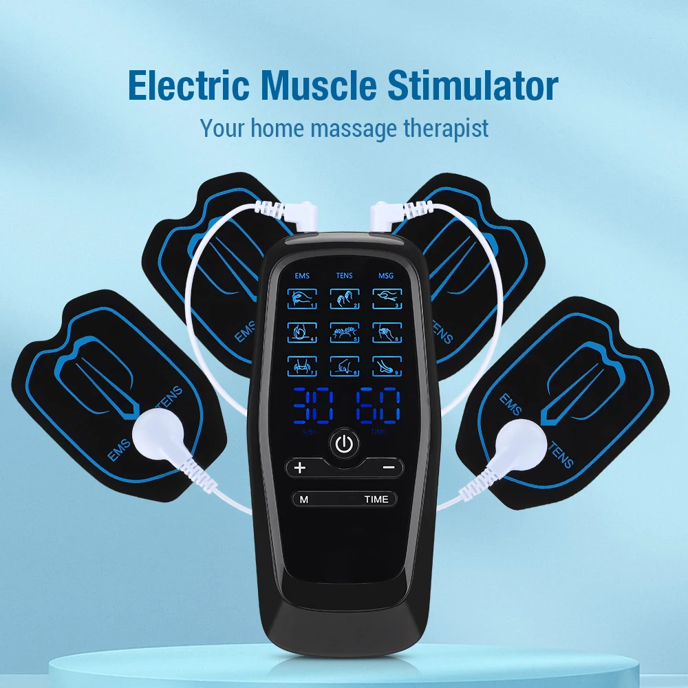 EMS-Eletric-Professional-Muscle-Stimulation-Physiotherapy-Tens-Unit ...