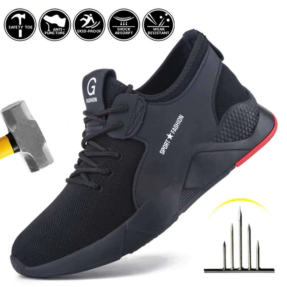 New-Steel-Toe-Shoes-Kevlar-Fiber-Safety-Shoes-Men-s-and-Women-s ...