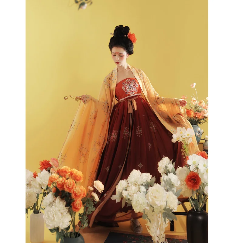 Suyuhuashang Original Tang Dynasty Hanfu Dress For Women Chinese ...