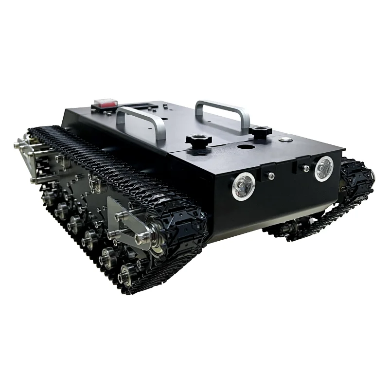All-Metal Tracked Off-Road Chassis, Remote-Controlled Independent ...