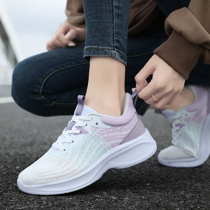 Womens Running Shoes Athletic Outdoor Gym Training Sneakers Walking ...
