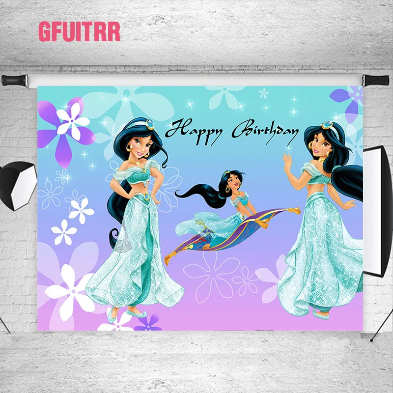 Disney Aladdin Photography Backdrop Princess Jasmine Photo Backdrop ...