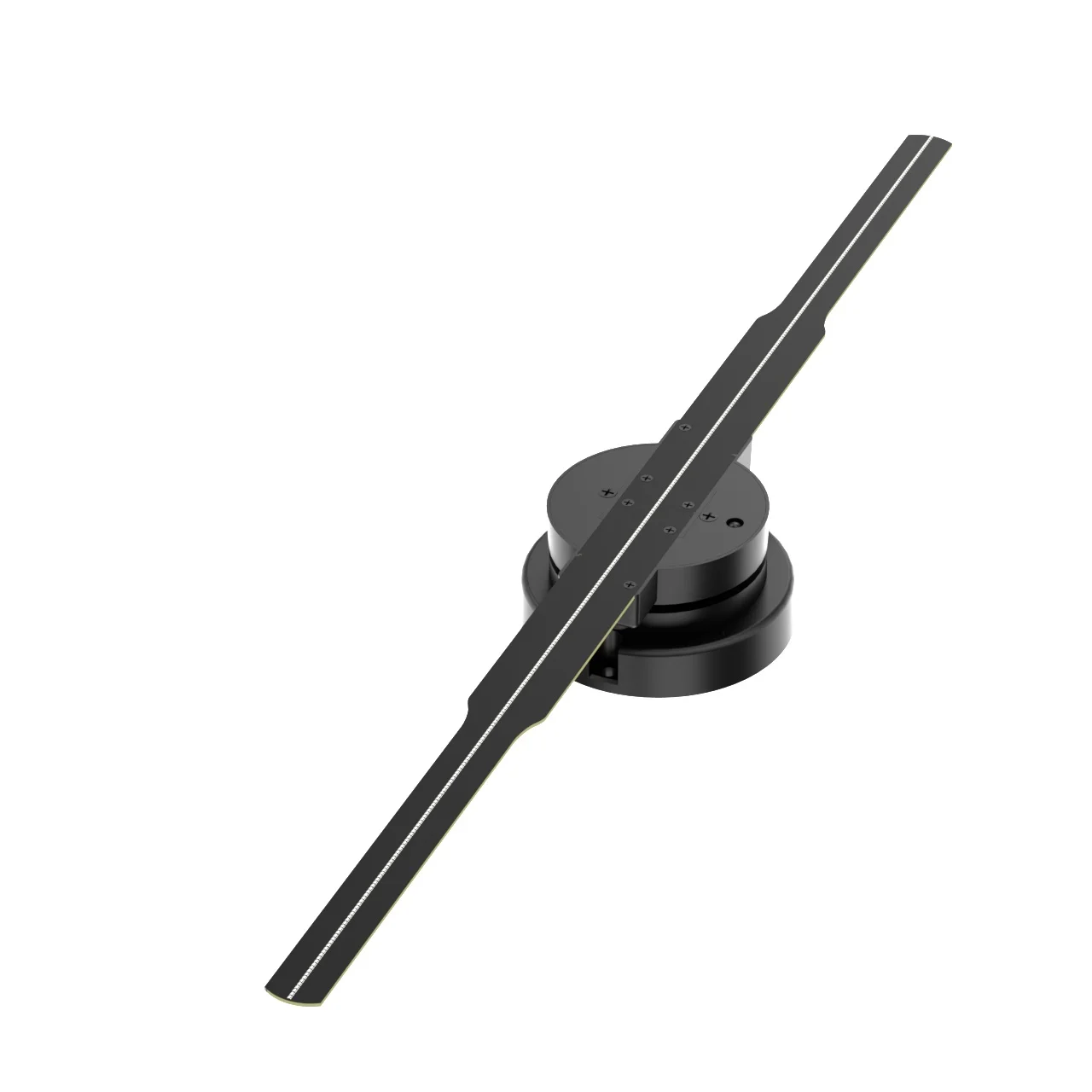 42cm 3d Holographic Projector Fan Screen LED Neon Light Rotating Aerial ...