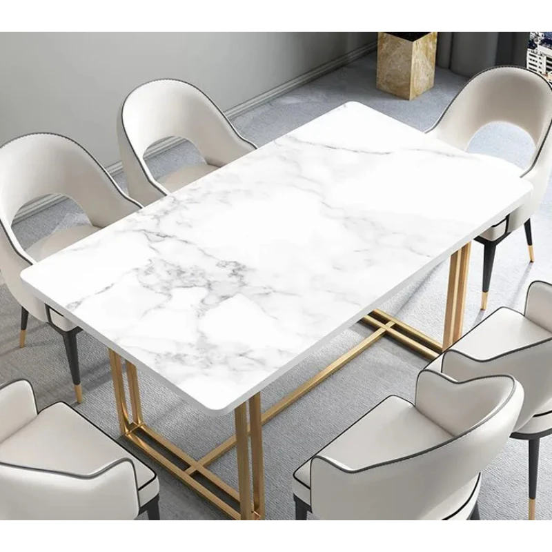 Rectangle-Marble-Texture-Pvc-Dining-Table-Covers-Waterproof-Oil-proof ...