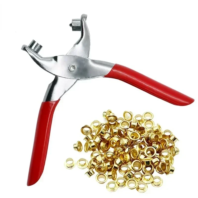 1 Set 1/4 Inch Grommet Eyelet Plier Set, Eyelet Hole Punch Pliers Kit ...