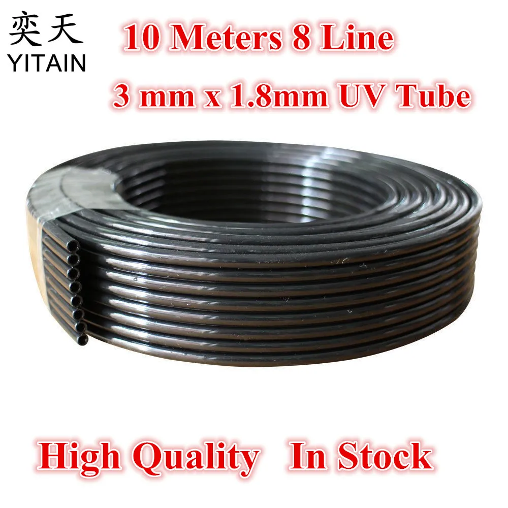 10 meters 3mm x 1.8mm UV ink tube 8 lines ways for Epson DX4 DX5 DX7 ...