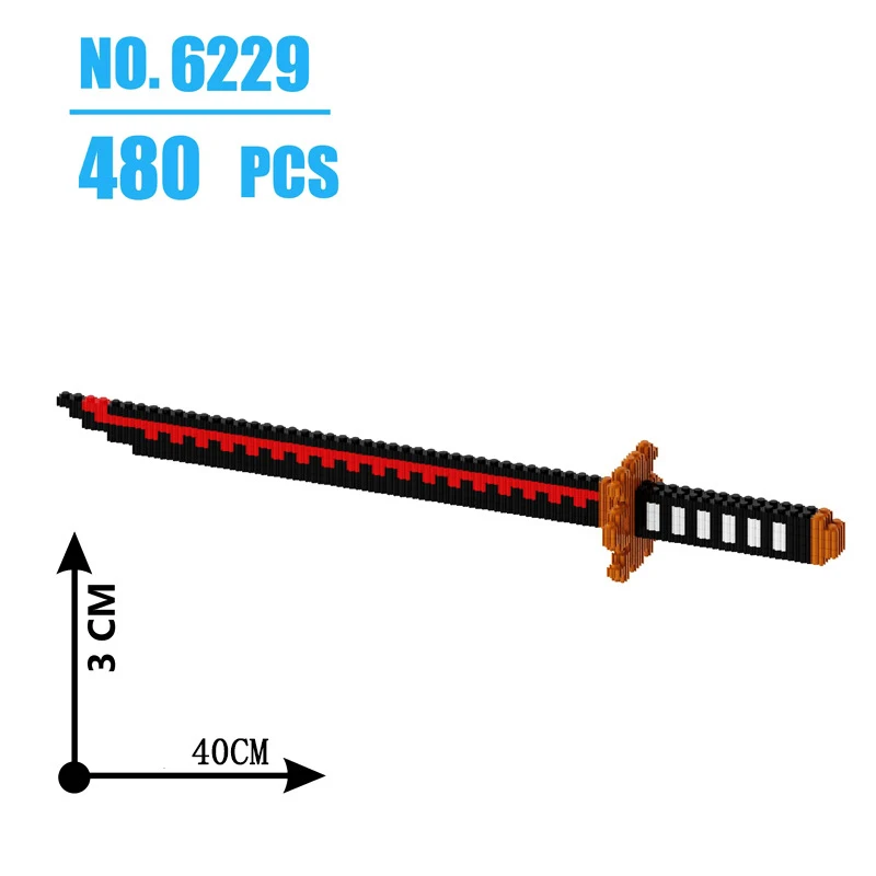 Minecraft Samurai Katana Related 480Pcs Samurai Sword Store Building