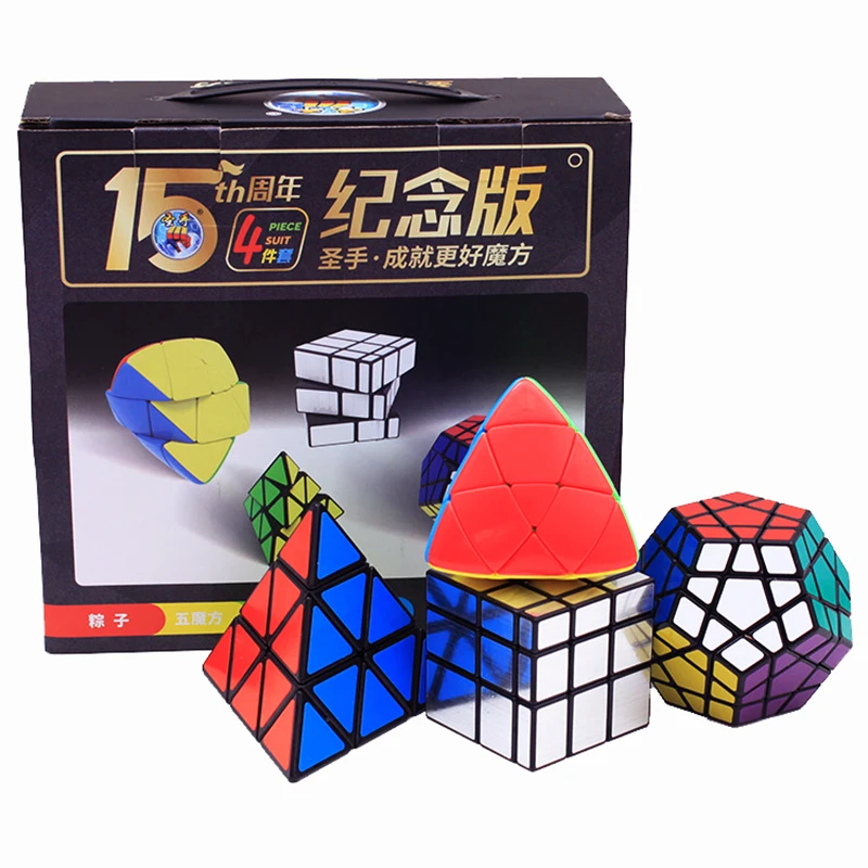 4PCs-set-Moyu-Gift-Pack-Strange-Shape-Magic-Cube-Puzzle-Toy-Rice ...