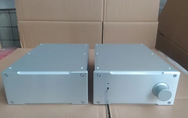 Single knob All aluminum amplifier chassis / Preamplifier case / AMP ...