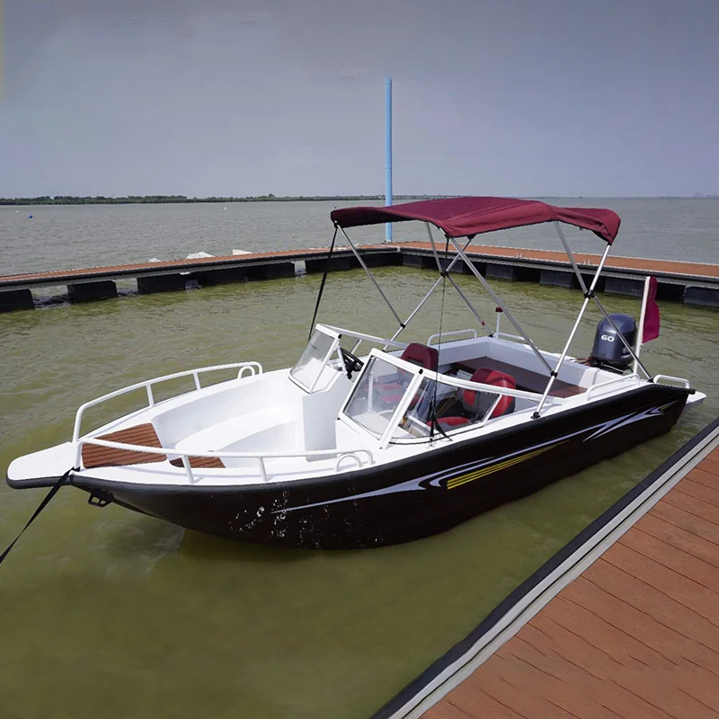 Hot-Sale-Factory-Direct-Sale-17ft-Fiberglass-Sport-Boats-530mm-Motor ...