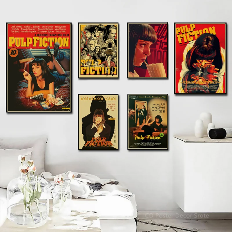 Pulp Fiction Art Vintage
