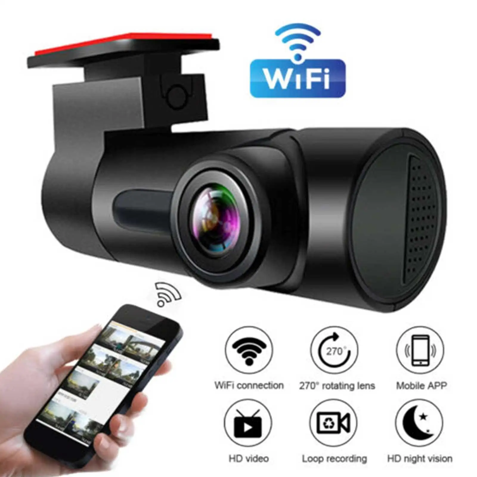 HD-1080P-Car-Driving-Recorder-Loop-Recording-110-Wide-Angle-Dash-Camera ...