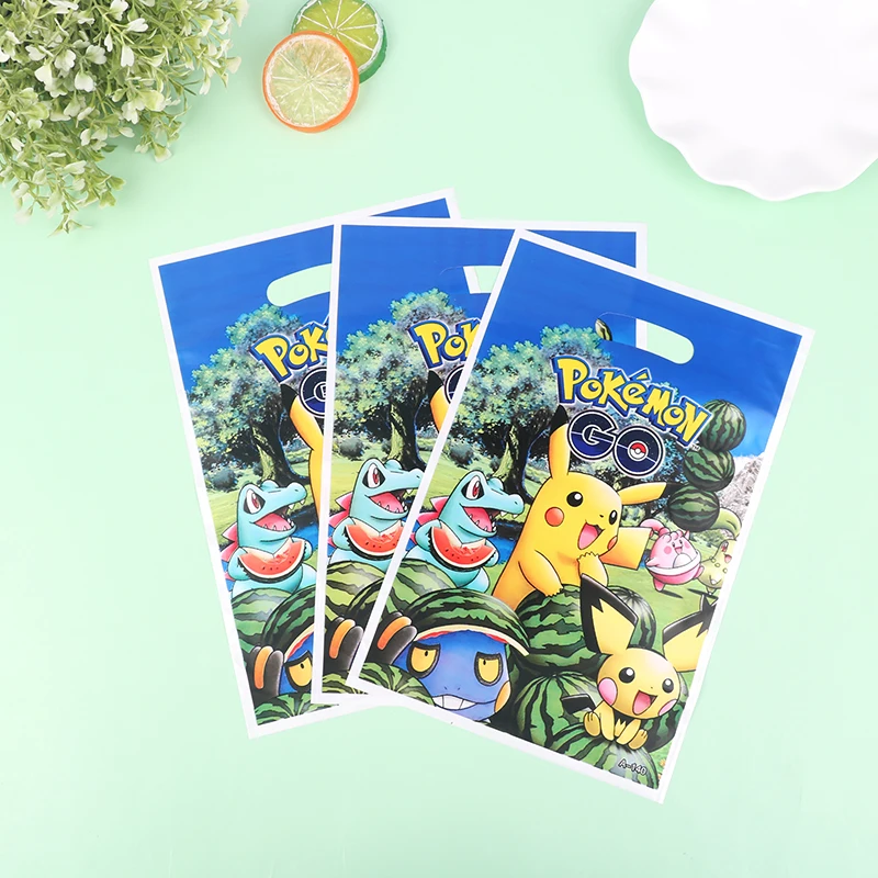 10Pcs-Pack-Cartoon-Pokemon-Pikachu-Candy-Bag-Gift-Bag-Kids-Birthday ...
