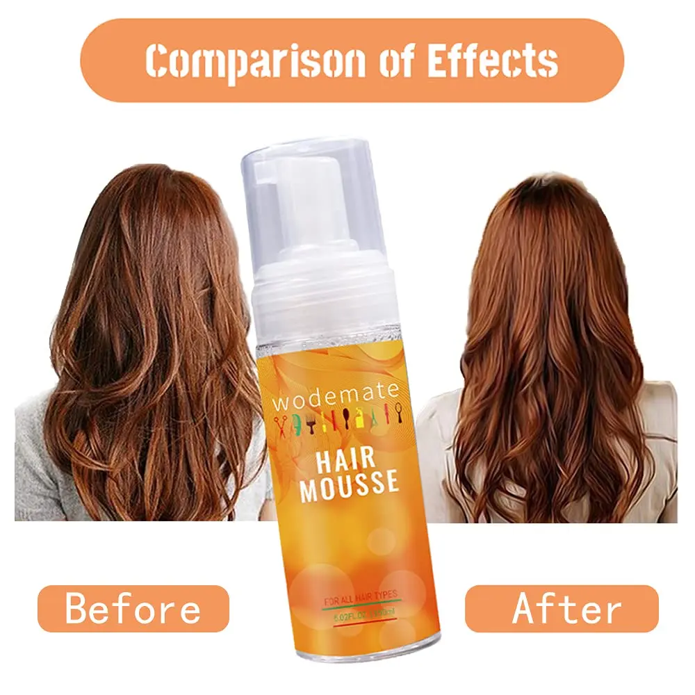 Custom Label Curly Hair Mousse For Wigs Nourishing Curl, 44% OFF