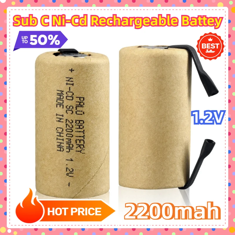 Sub-C-Ni-Cd-Rechargeable-Battey-with-Tab-Power-Tool-NiCd-SUBC-Cells ...