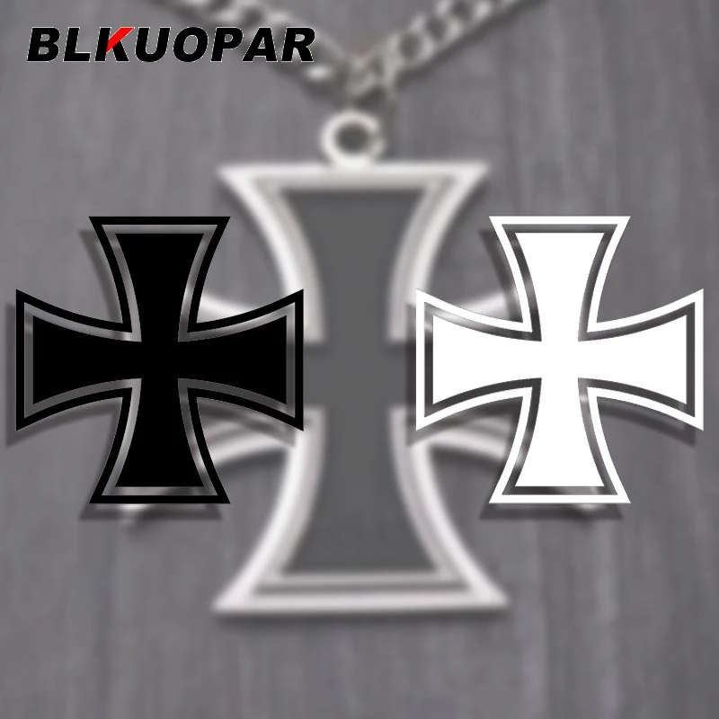 BLKUOPAR for Iron Cross Car Stickers Creative Sunscreen Occlusion ...