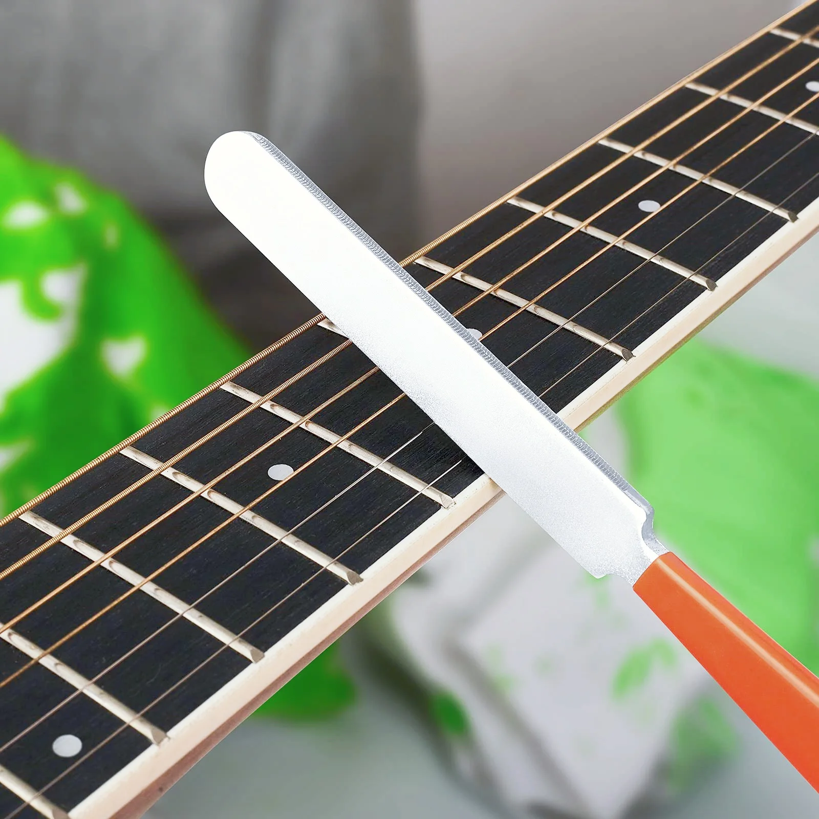 Miwayer Fret Crowning File, Guitar Fret Dressing Tool, Stainless Steel ...