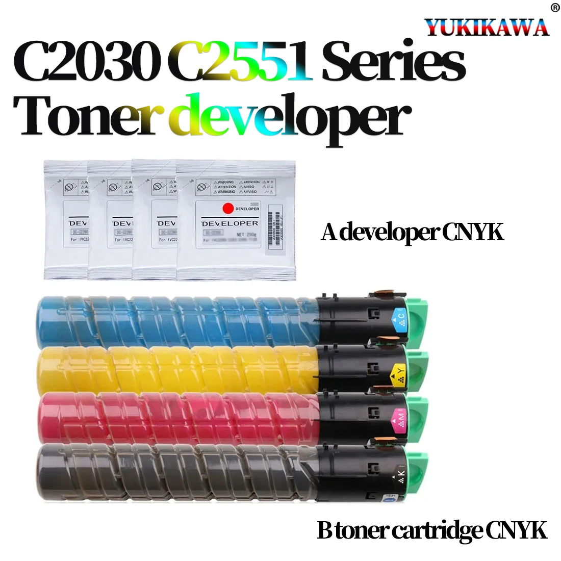 Copier-Toner-Cartridge-Developer-For-Ricoh-MPC-C2550-C2010-C2030-C2050 ...