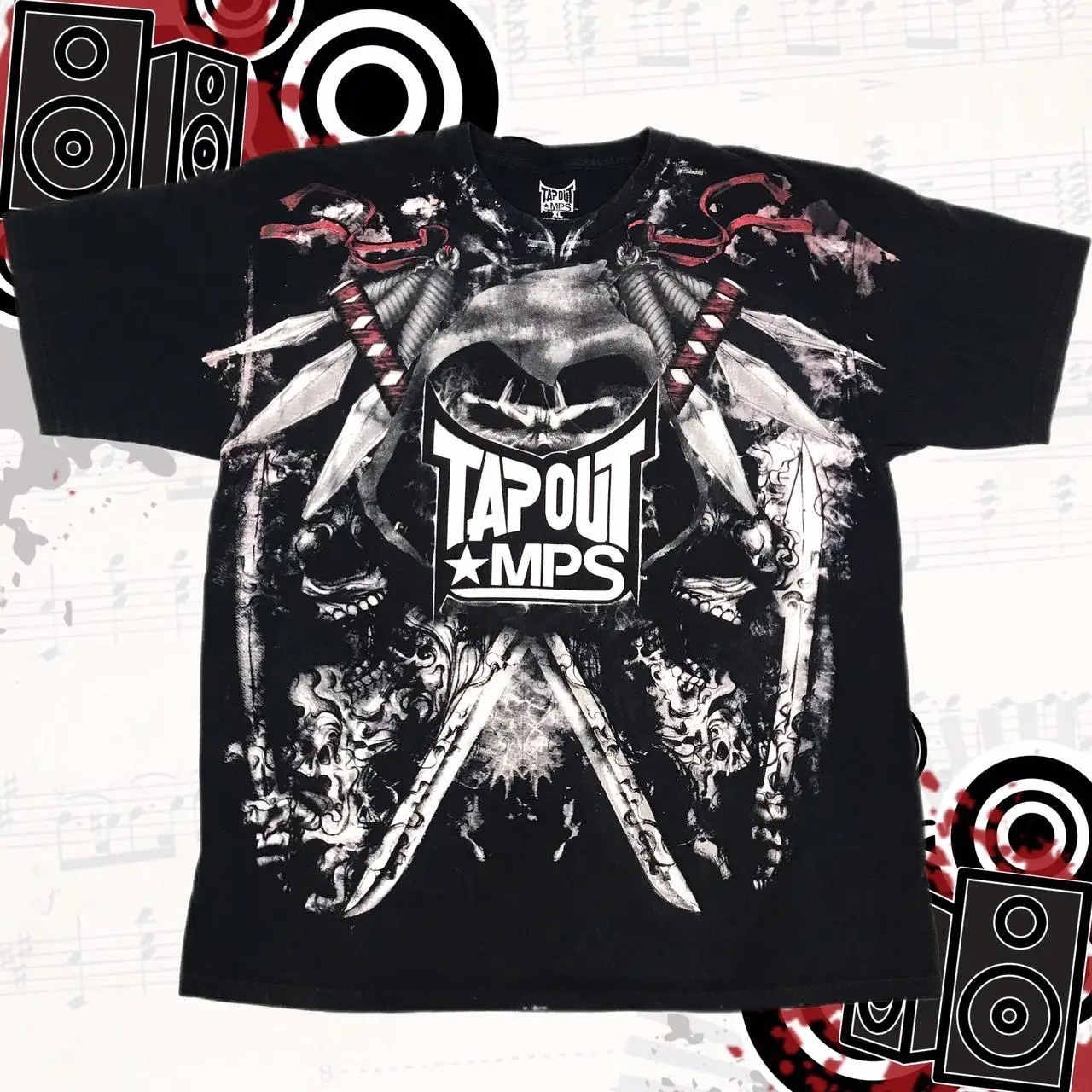 Tapout-camiseta-con-estampado-gr-fico-de-calavera-Retro-para-hombre ...