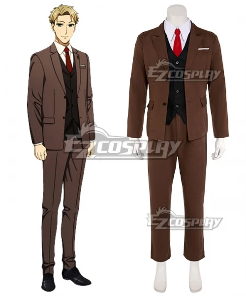 SPY-FAMILY-Loid-Forger-Uniform-Suit-Halloween-Party-Men-Women-Outfit ...