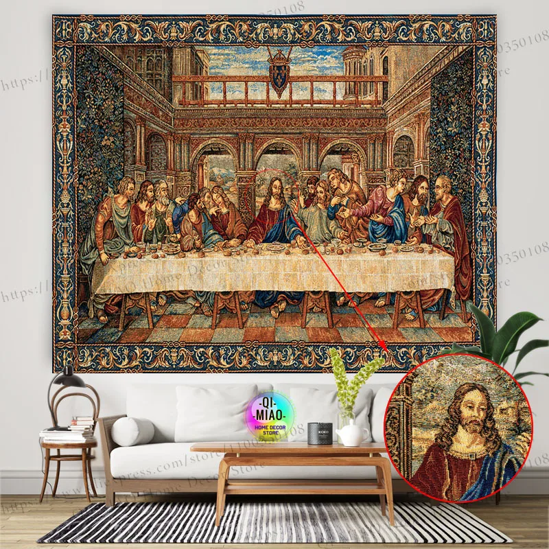 The Last Supper Tapestry Jesus Wall Hanging Christmas Home Decoration ...