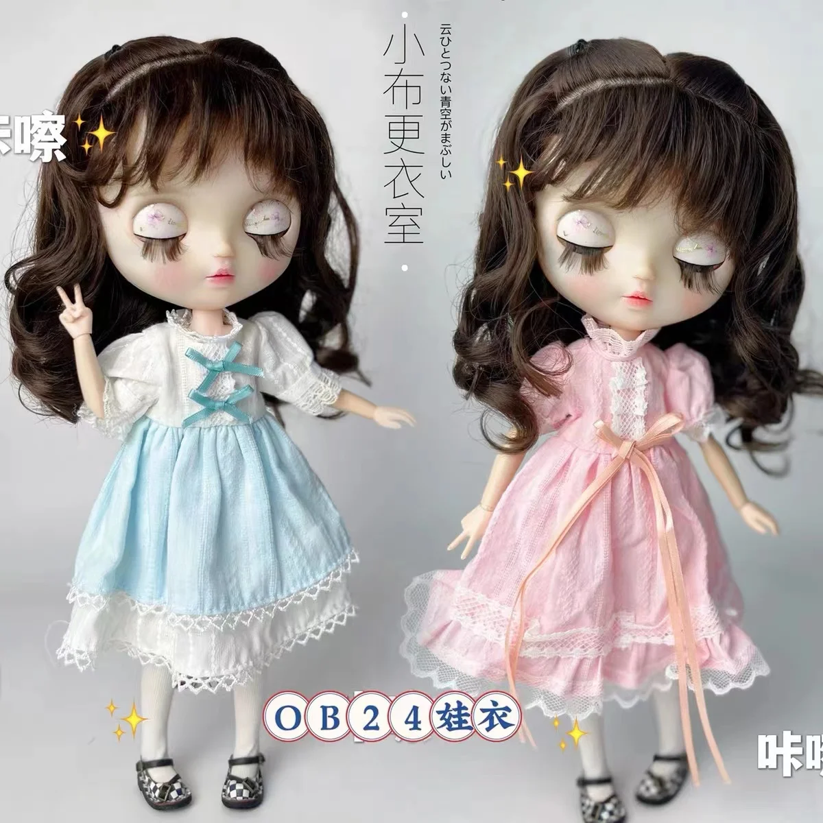 30CM-Doll-Dress-Fit-For-Blythe-Barbie-OB24-Doll-With-Panties-Fashion ...