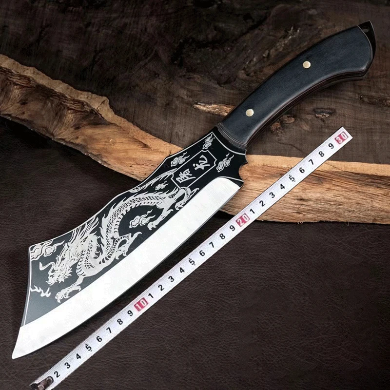Hot-selling-Longquan-Dragon-Slaying-Kitchen-Knife-Thickened-Bone ...