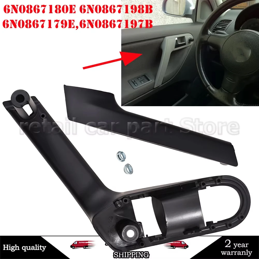 Car-Interior-Door-Handle-With-Retaining-Cover-Front-Left-Right-For-VW ...