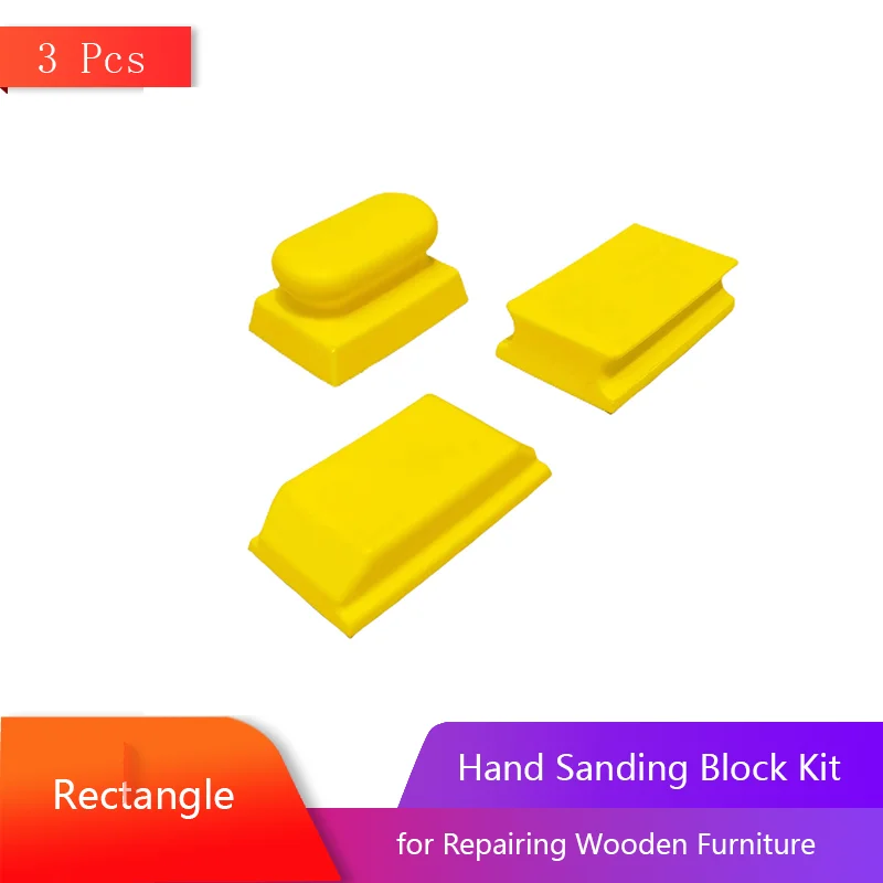 3-Pcs-Hand-Sanding-Block-Kit-Rectangle-Hook-Loop-Backing-Perfect-for-Repairing-Wooden-Furniture ...