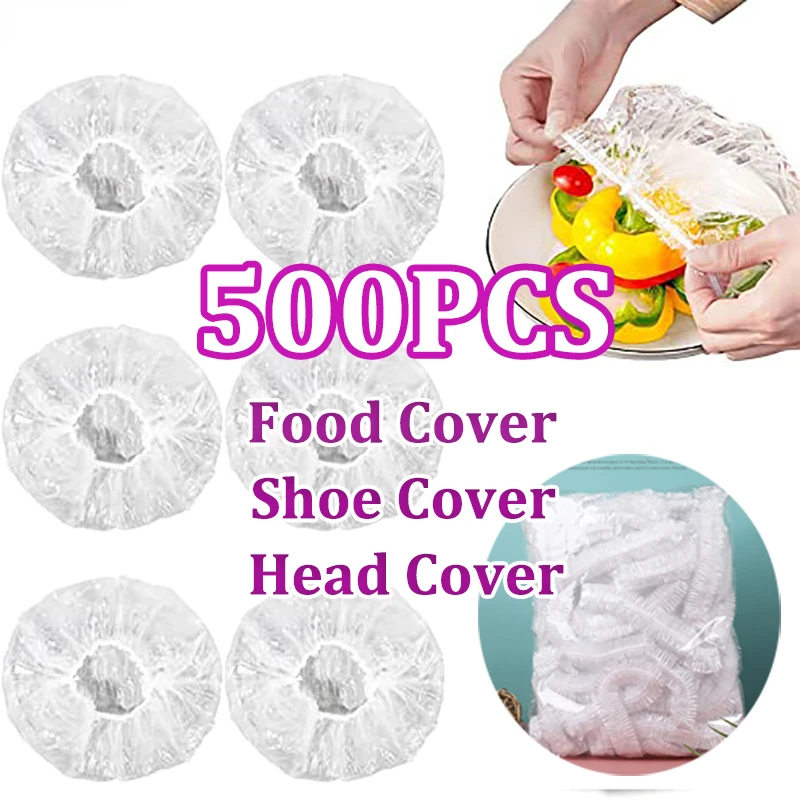 Disposable-Food-Cover-Food-Grade-Elastic-Plastic-Wrap-Food-Fresh-Saver ...