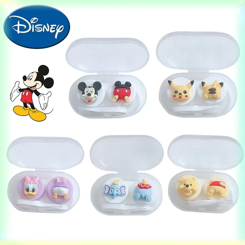Disney-Mickey-Mouse-Cartoon-Doll-Portable-Contact-Lens-Case-Travel-Kit ...