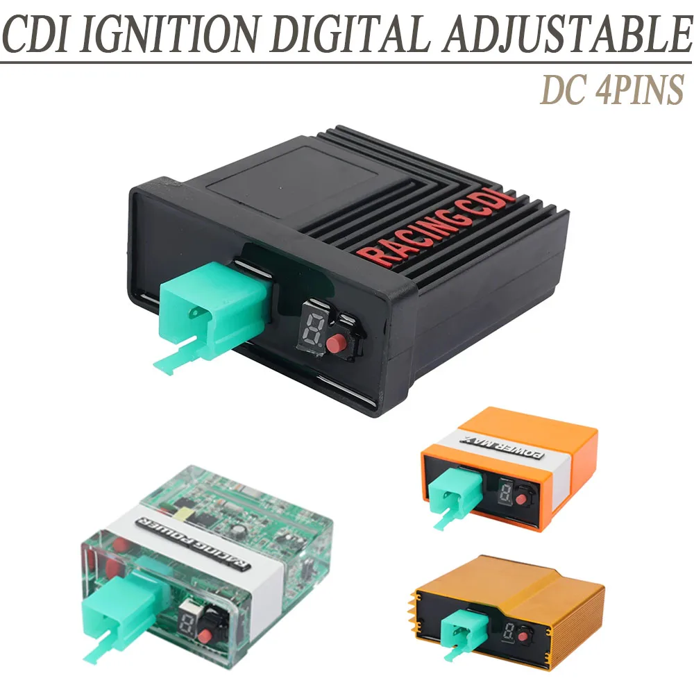 Digital-CDI-Racing-CDI-Curvas-de-Igni-o-Ajust-veis-9-4-Pinos-12V-4 ...